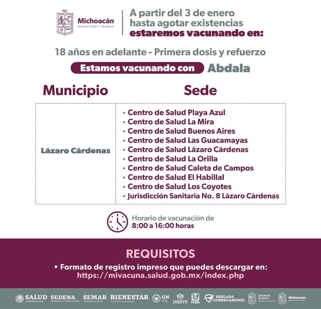 SALUD | Anuncia SSM refuerzo contra el COVID-19 para mayores de 18 años