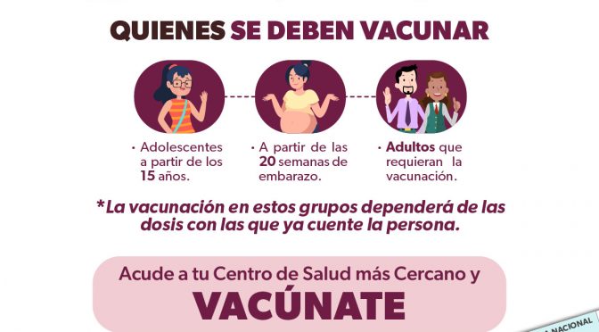 SALUD | Invita SSM a embarazadas a vacunarse contra el tétanos