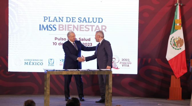 SALUD | Firma Bedolla Acuerdo de Federalización del Sistema de Salud IMSS Bienestar